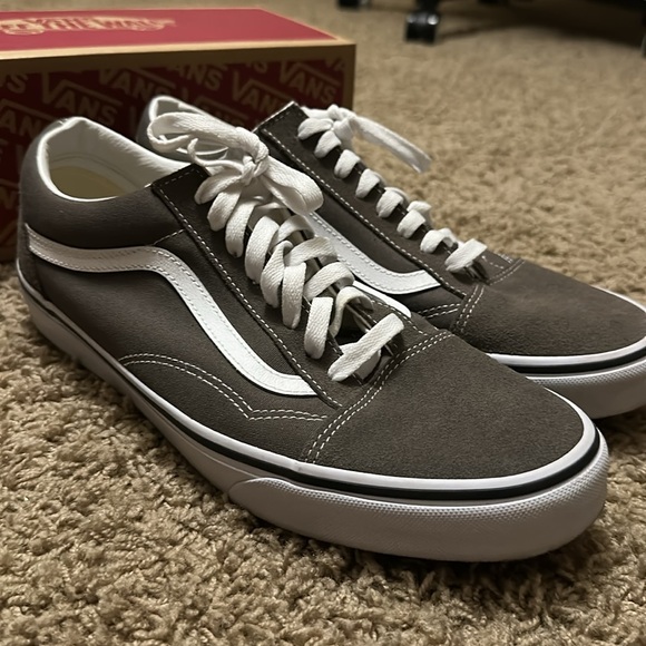 Vans | Shoes | Vans Gray Old Skool Sneakers Iconic Design | Poshmark